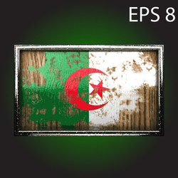 Old vintage wood frame Royalty Free Vector Image