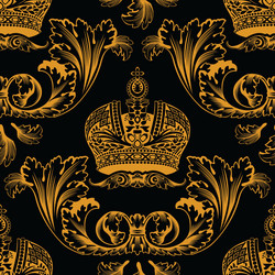 Imperial crown design Royalty Free Vector Image