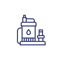 Submersible water pump icon Royalty Free Vector Image