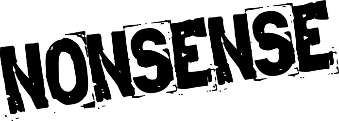 Nonsense black stamp Royalty Free Vector Image