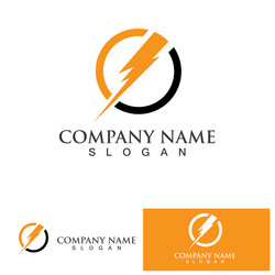 Letter s thunder electric lightning logo Vector Image