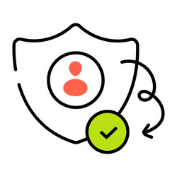 Safe profile Royalty Free Vector Image - VectorStock