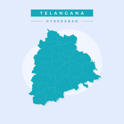 Map State Telangana Vector Images (over 370)
