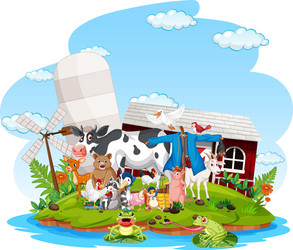 Immigration scene with migrant Royalty Free Vector Image