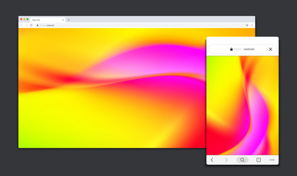 Browser Frame Chrome Vector Images (55)