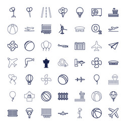 13 air icons Royalty Free Vector Image - VectorStock