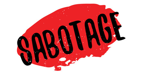 Sabotage rubber stamp Royalty Free Vector Image