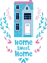 Cute cartoon houses Royalty Free Vector Image - VectorStock