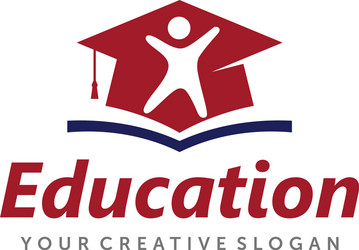 Success logo leadership book education Royalty Free Vector