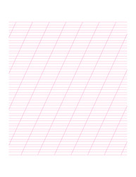 Graph paper printable lined grid paper with color Vector Image