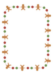 Gingerbread Man Frame Vector Images (over 610)