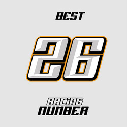 Racing Number Vector Images (over 14,000)