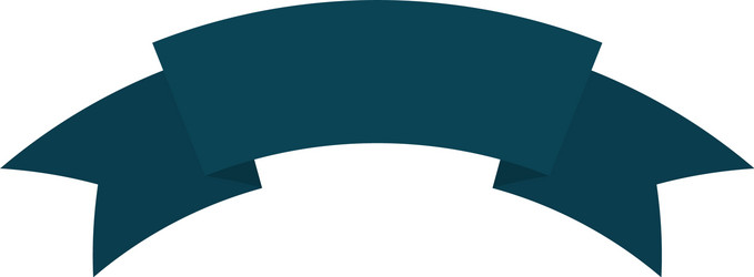 Ribbon blue color on white background Royalty Free Vector