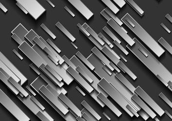 Abstract black tech geometric background Vector Image