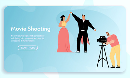 Shooting range horizontal banner Royalty Free Vector Image