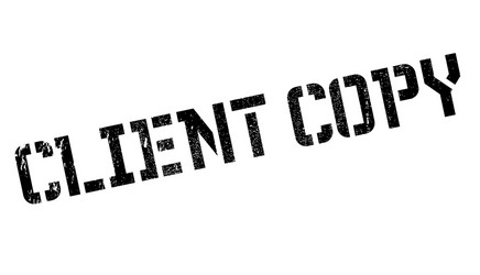 Client copy rubber stamp Royalty Free Vector Image