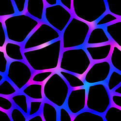 Trendy neon giraffe seamless pattern Royalty Free Vector