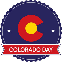 Colorado day Royalty Free Vector Image - VectorStock