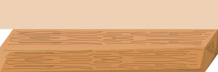 Wooden beam Royalty Free Vector Image - VectorStock