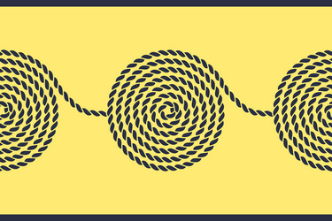 Rope spiral seamless pattern Royalty Free Vector Image