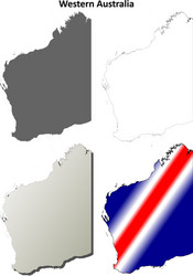 Perth Map Outline Vector Images (81)