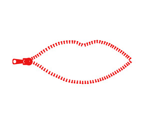 Zip Your Lips Clipart Icons
