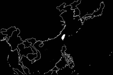 Bangladesh map asia black background Royalty Free Vector