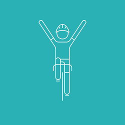 Cyclist Front View Vector Images (over 170)