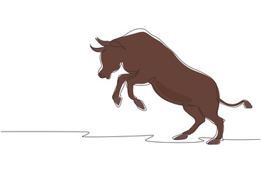 Bull Line Drawing Vector Images (over 3,100)