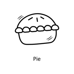 Cakes outline icon design bak Royalty Free Vector Image