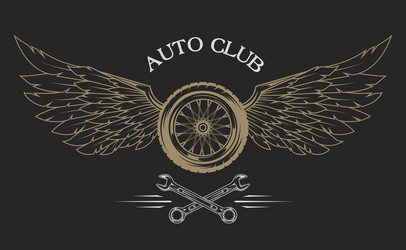 Bicycle wheel with feathers Royalty Free Vector Image