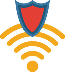 Wifi security icon simple element from Royalty Free Vector