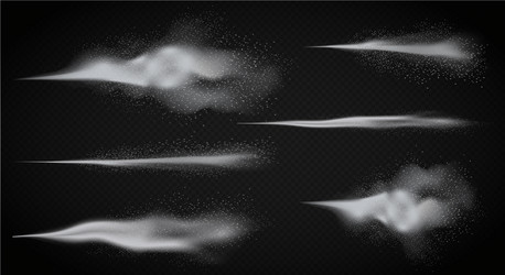 Air water spray realistic mist steam and cloud Vector Image