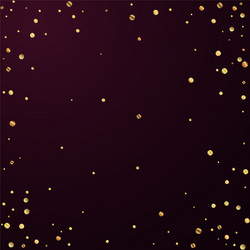 Sparse gold confetti luxury sparkling sc Vector Image