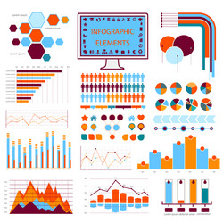 Info graphics elements collection Royalty Free Vector Image
