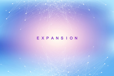 Expansion life colorful explosion background Vector Image