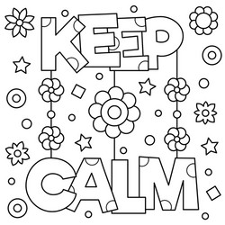 Keep moving forward coloring page Royalty Free Vector Image