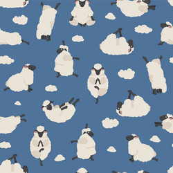 Sheep poses collection farm animals set flat Vector Image