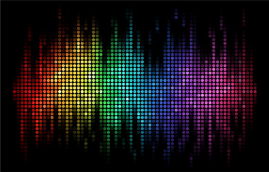 Equalizer sound wave Royalty Free Vector Image