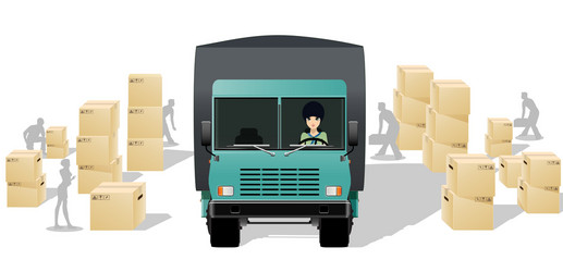 Box Trucks Vector Images (over 62,000)