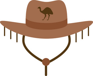 Boonie hat adventure template Royalty Free Vector Image