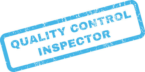 Quality control rubber stamp Royalty Free Vector Image