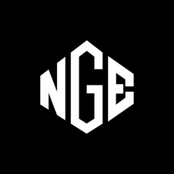 Nge logo letter design Royalty Free Vector Image