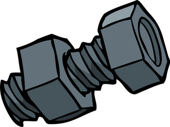 Screw icon cartoon Royalty Free Vector Image - VectorStock