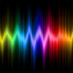 Equalizer sound wave Royalty Free Vector Image