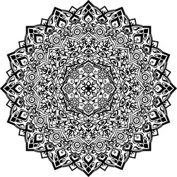 Mandala eslimi Royalty Free Vector Image - VectorStock