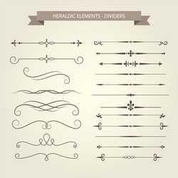 Calligraphy Separators Vector Images (over 1,100)