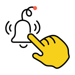Press Bell Icon Vector Images (over 1,100)