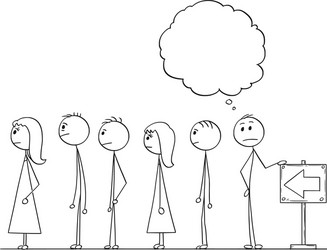 Queue Line Drawing Vector Images (over 210)