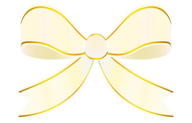 Platinum ribbon decoration Royalty Free Vector Image